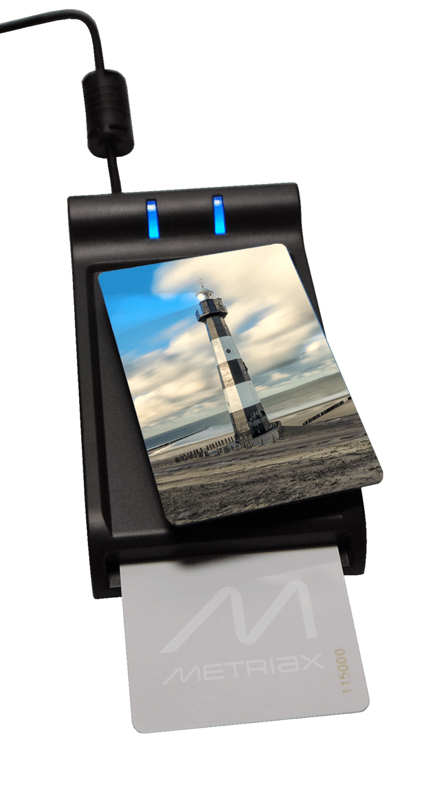 ️ Motorisiertes Kartenlesegerät Magnetkarte RFID Chipkarte